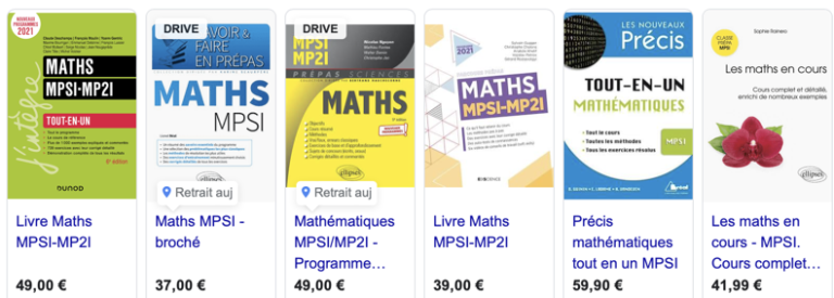 Livres pour la prépa - Mathprepa